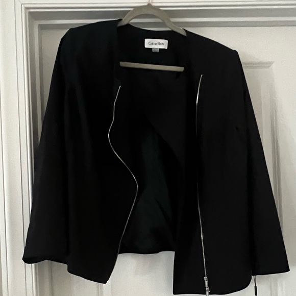 Calvin Klein | Jackets & Coats | Bnwt Calvin Klein Jacket Moto Inspired ...